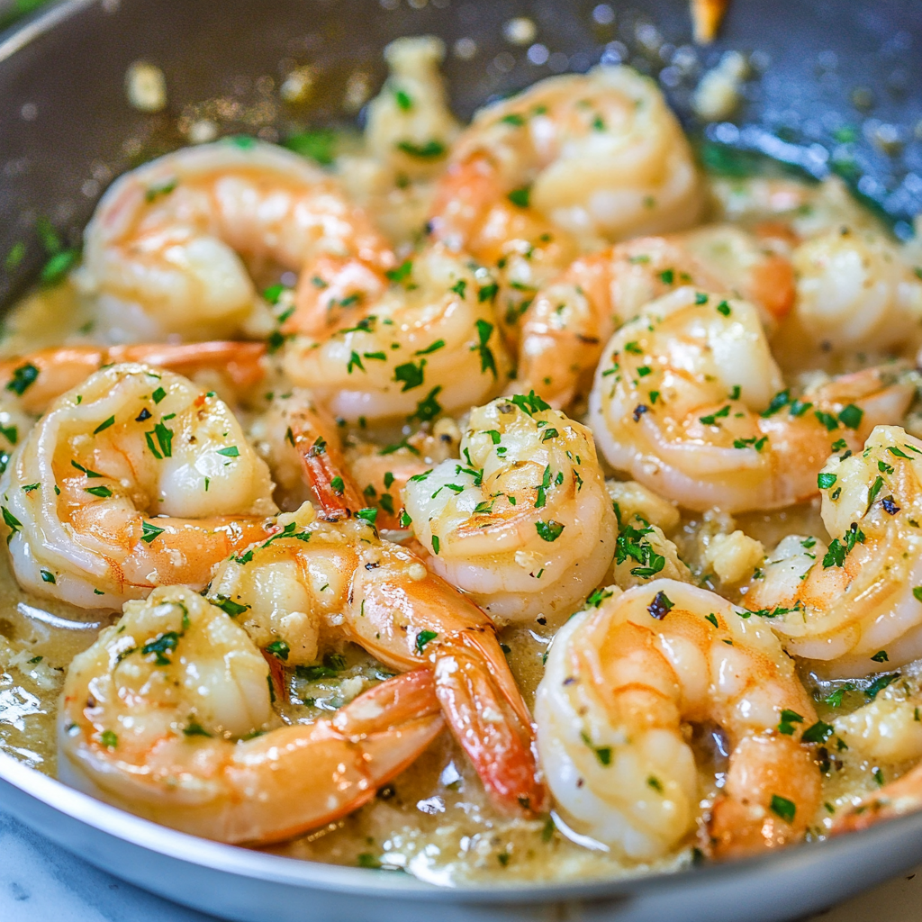 Garlic Butter Shrimp Scampi Recipe - Gymonset