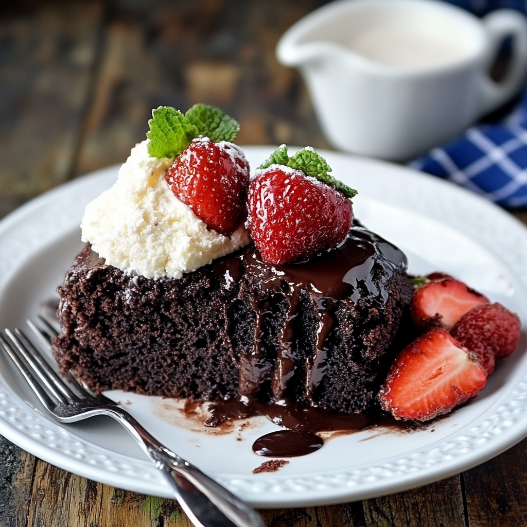 Ridiculous Chocolate Pudding Cake Recipe - Gymonset