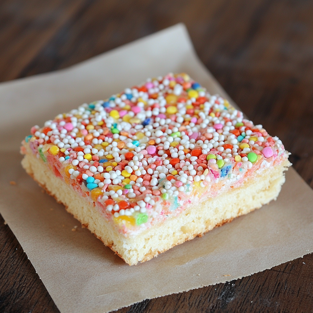 Fairy bread Weet-Bix slice Recipe - Gymonset
