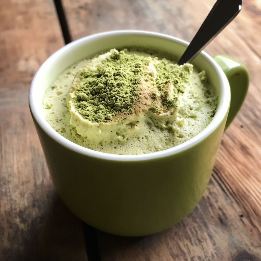 Matcha mug cake Recipe - Gymonset