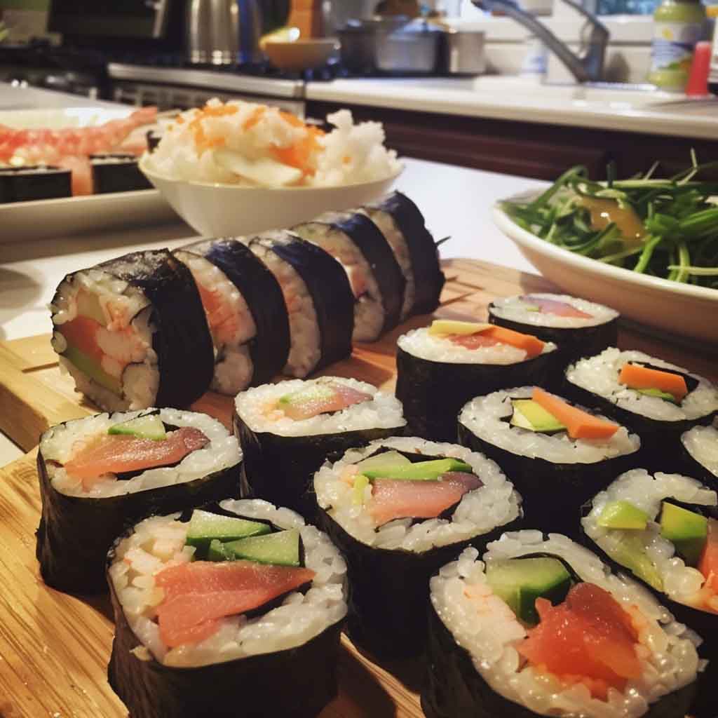 Homemade Sushi Recipe – Easy Rolls with Fresh Ingredients - Gymonset
