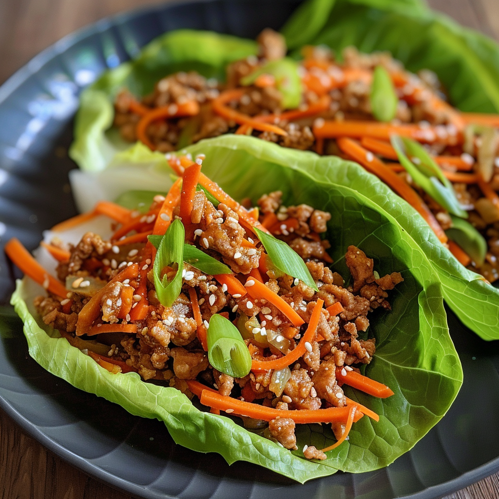 Asian Lettuce Wraps - Gymonset