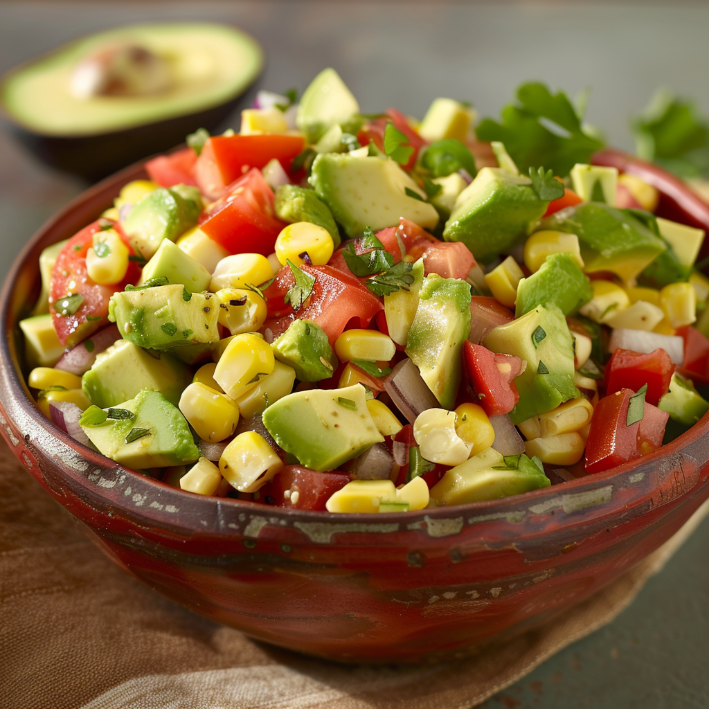 Avocado Corn Salad Recipe – Gymonset