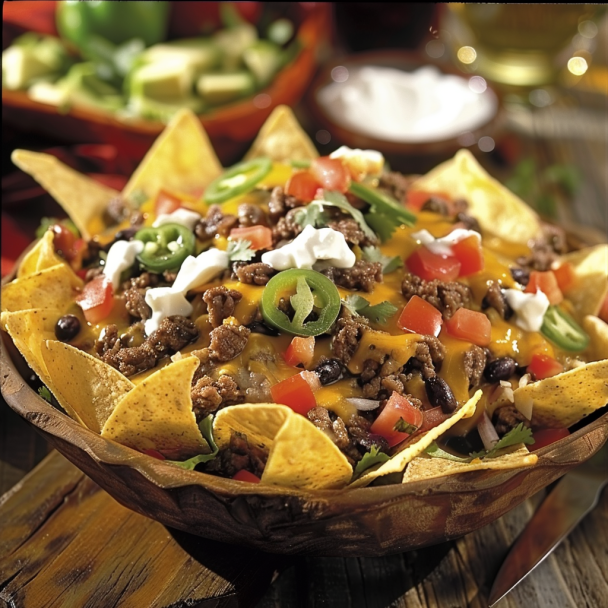 Beef nachos recipe - Gymonset