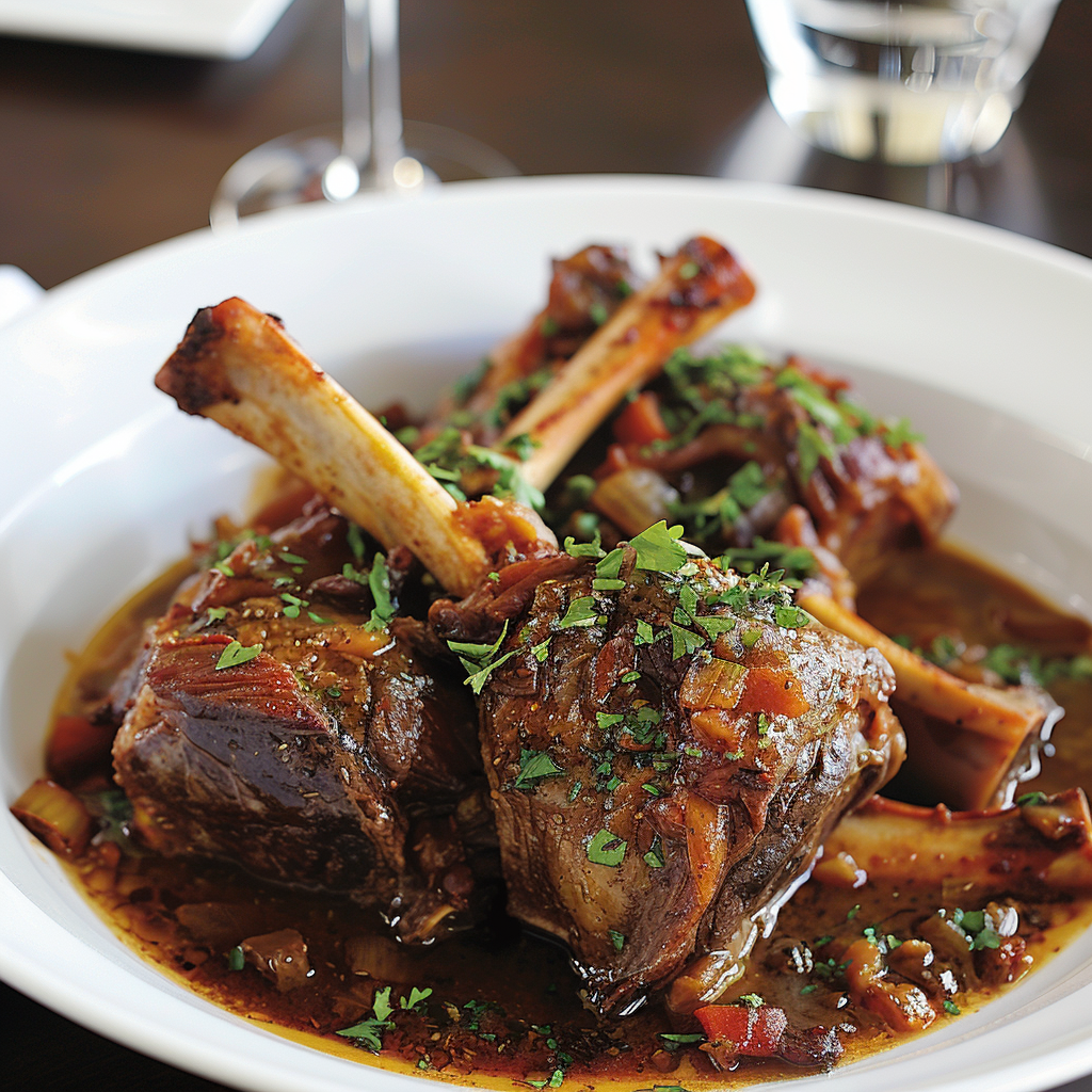 Braised Lamb Shanks - Gymonset