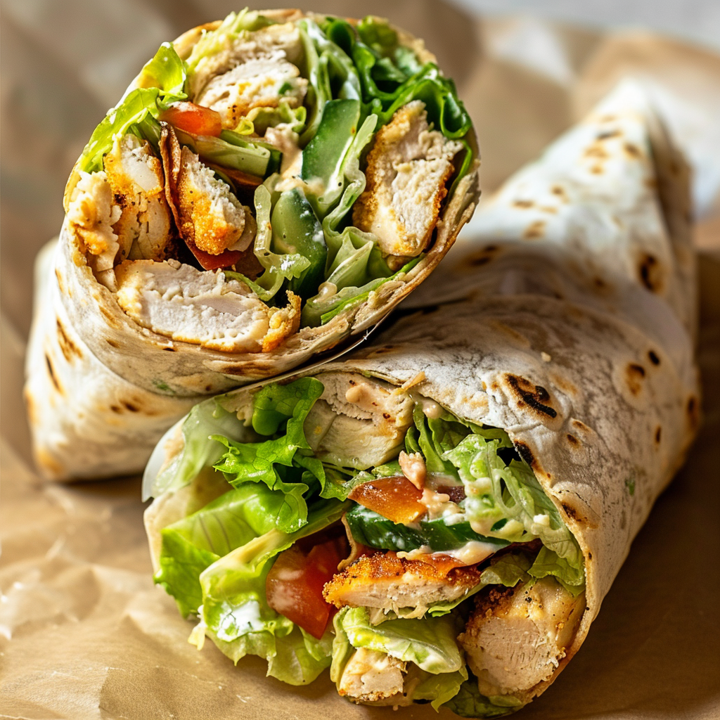 Chicken Caesar Wrap - Gymonset