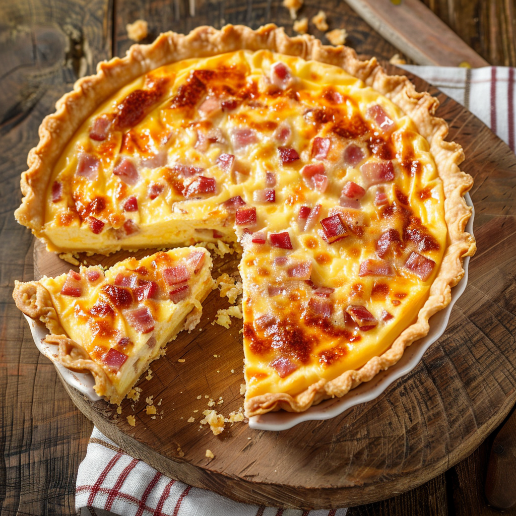 Classic quiche Lorraine - Gymonset