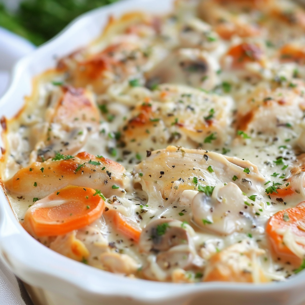 Creamy chicken bake - Gymonset