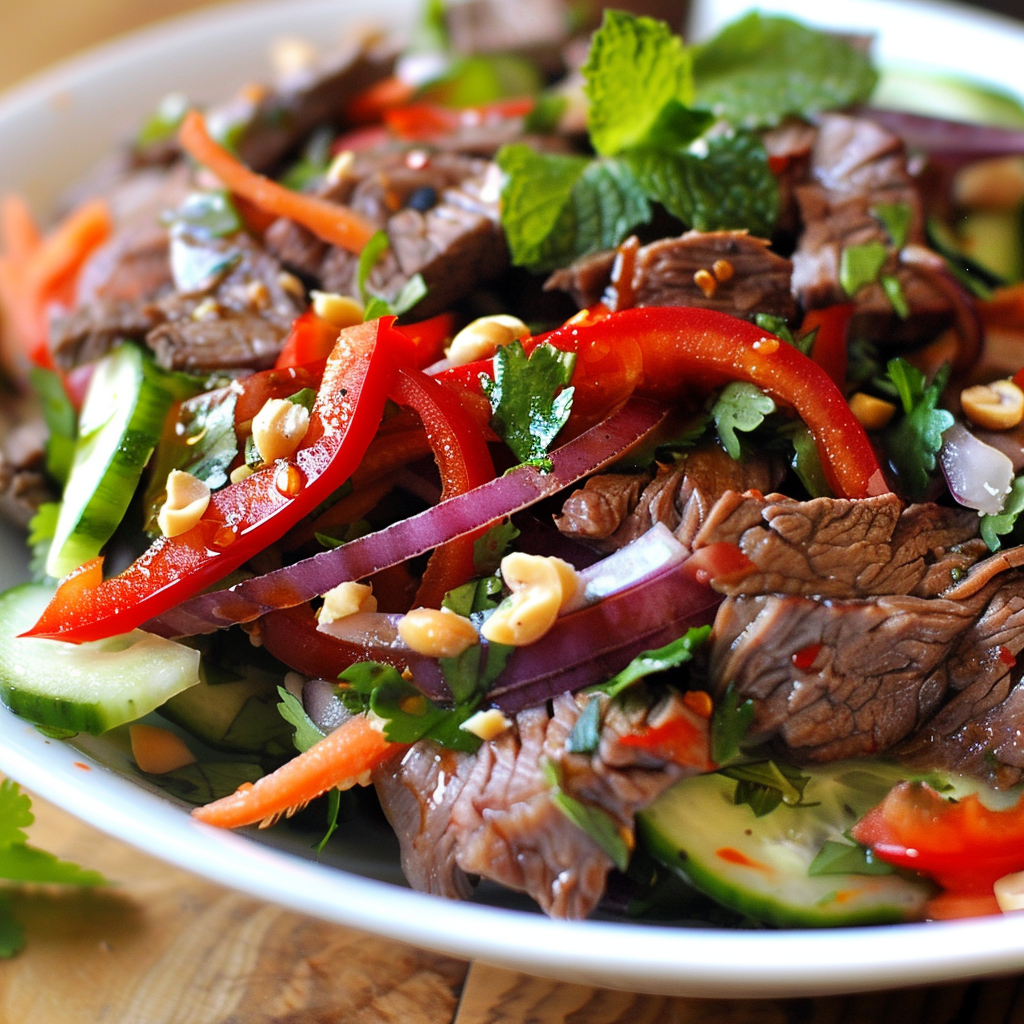 Delicious Thai beef salad recipe - Gymonset
