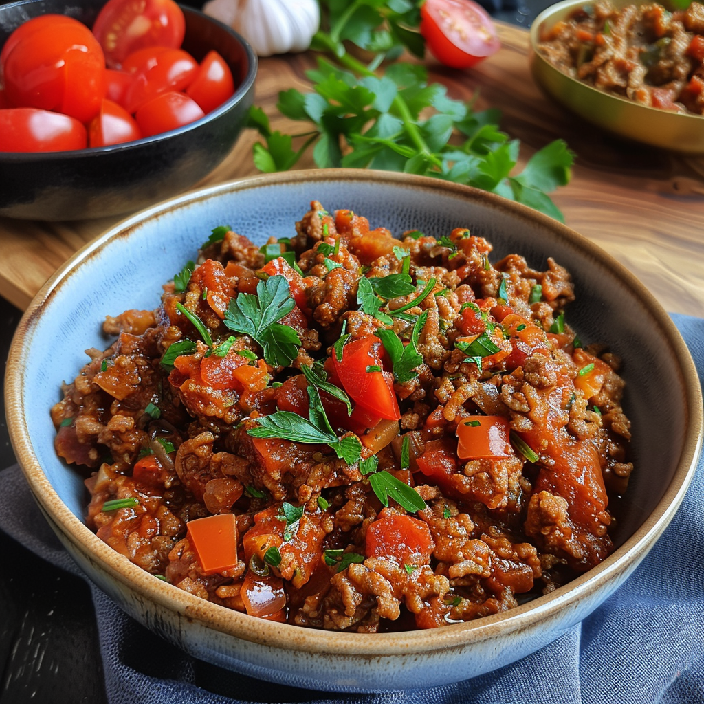 Delicious and simple savoury mince recipe - Gymonset