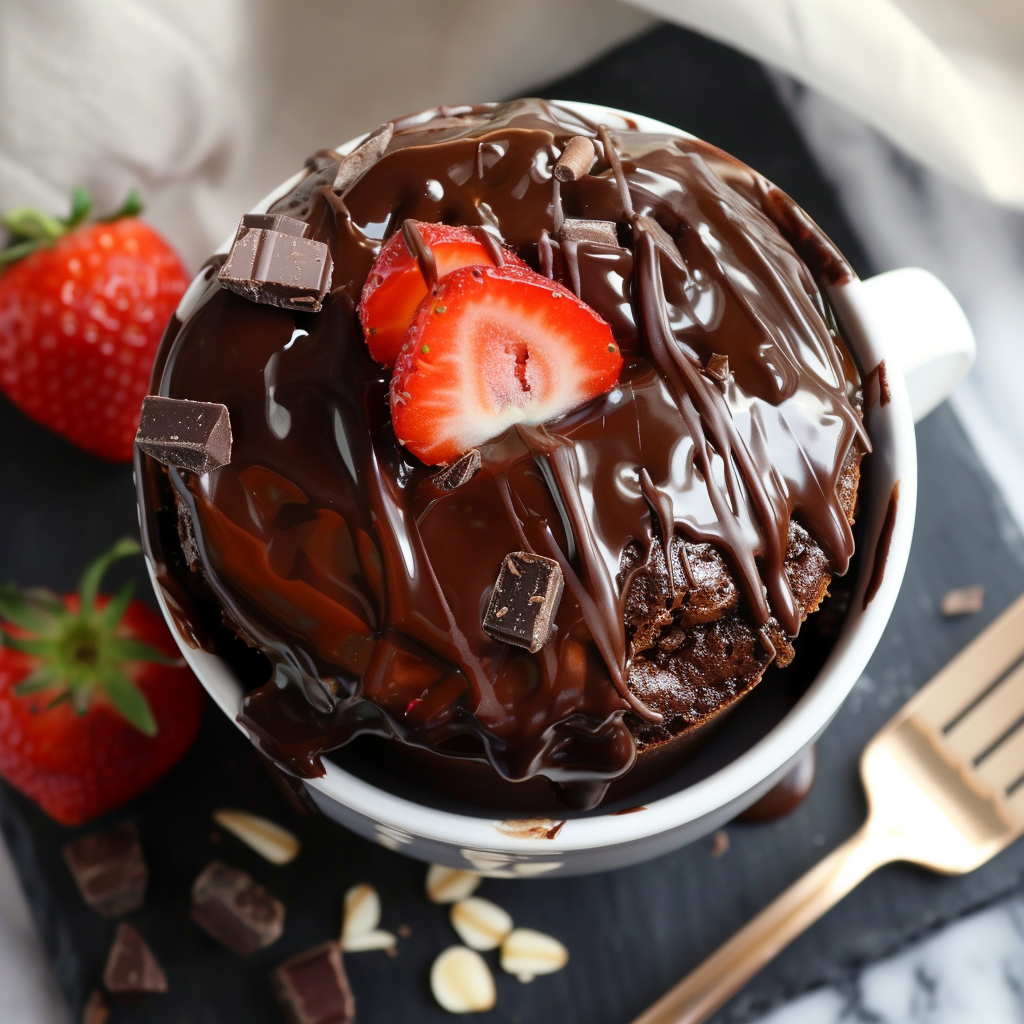 Easy Microwave Chocolate Mug Cake – Gymonset
