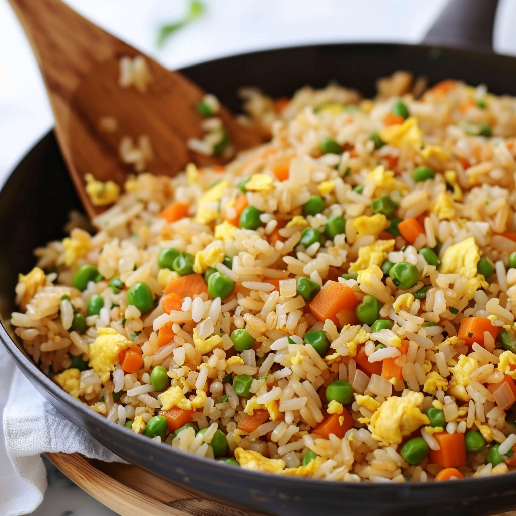 Easy fried rice recipe - Gymonset