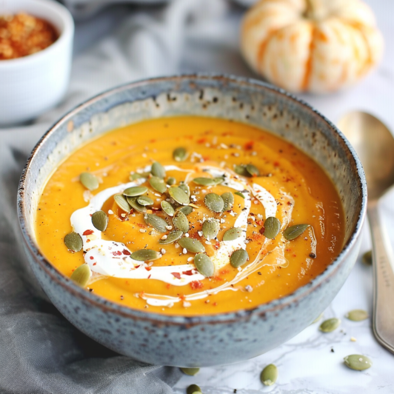 Easy pumpkin soup recipe - Gymonset