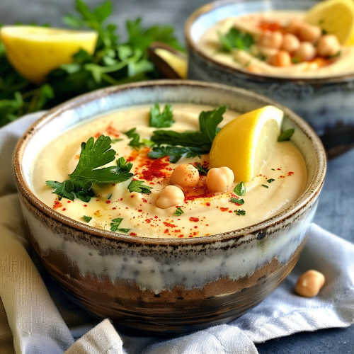 Hummus Soup Recipe - Gymonset