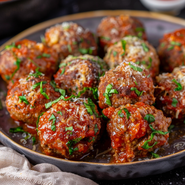 Italian Beef Meatballs - Gymonset