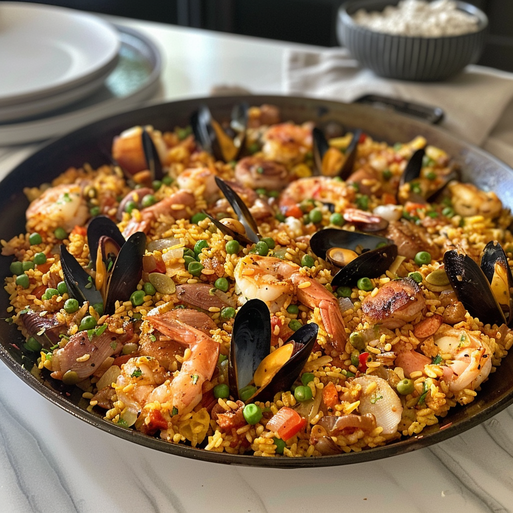 Our go-to easy paella Recipe – Gymonset
