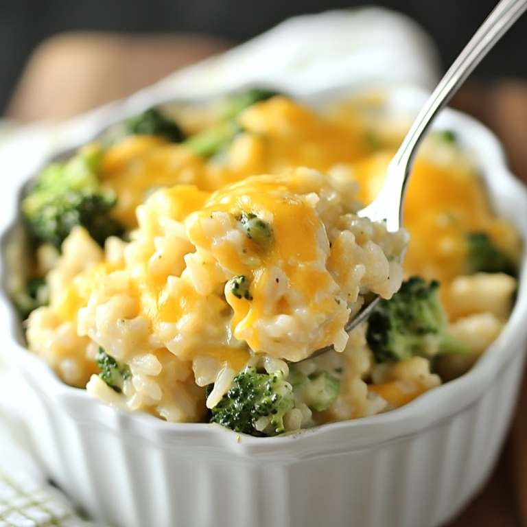 Cheesy Broccoli Rice Casserole Recipe – Gymonset
