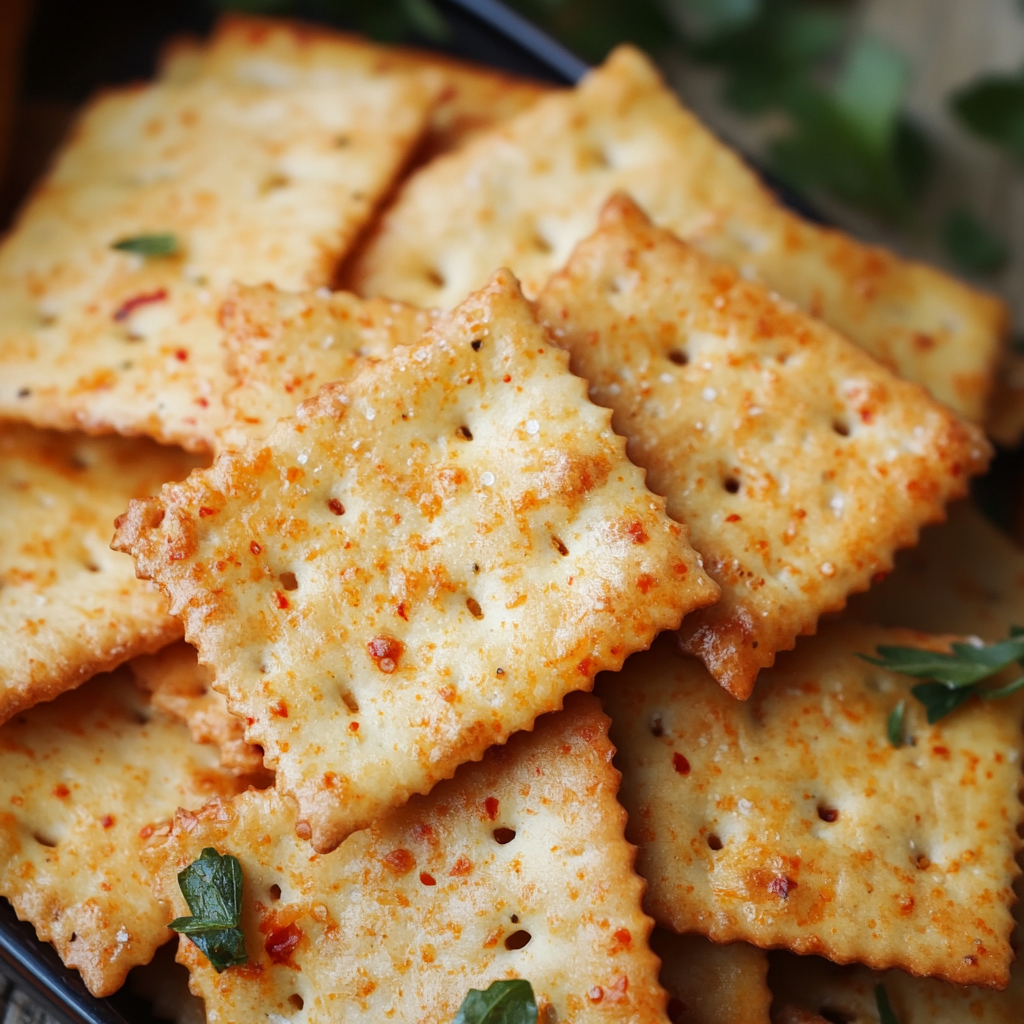 Fire Crackers (Spicy Seasoned Crackers) - Gymonset