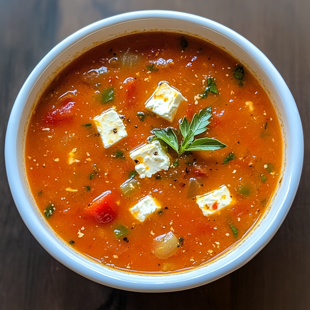 Greek Tomato Feta Soup Recipe – Gymonset