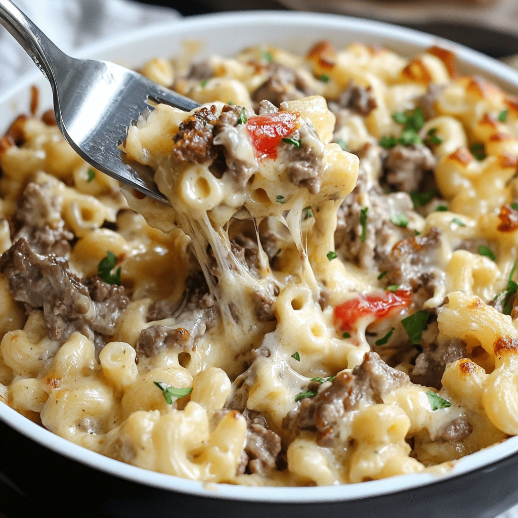 Philly Cheesesteak Mac and Cheese Recipe – Gymonset