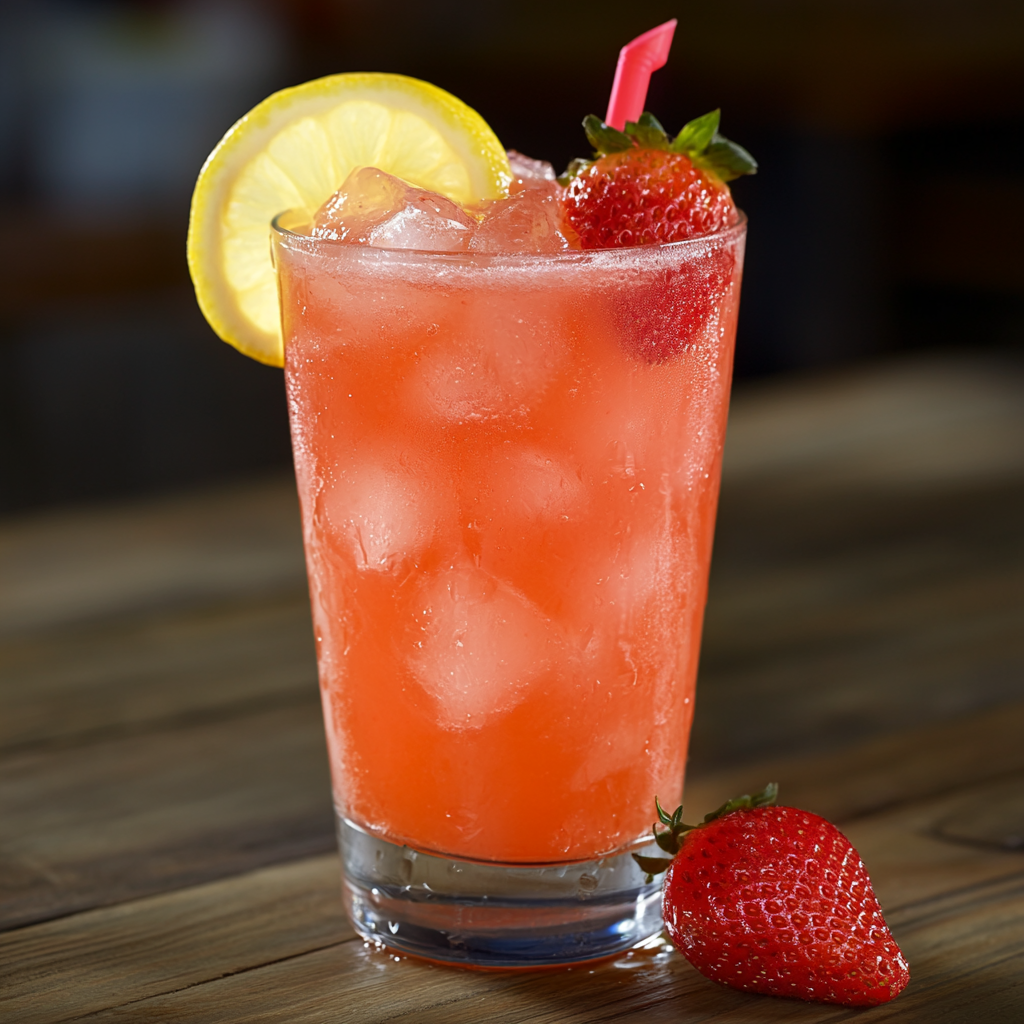 Sparkling Strawberry Lemonade Recipe - Gymonset