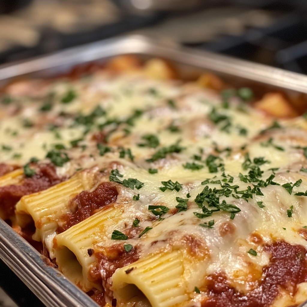Three Cheese Manicotti Recipe - Gymonset