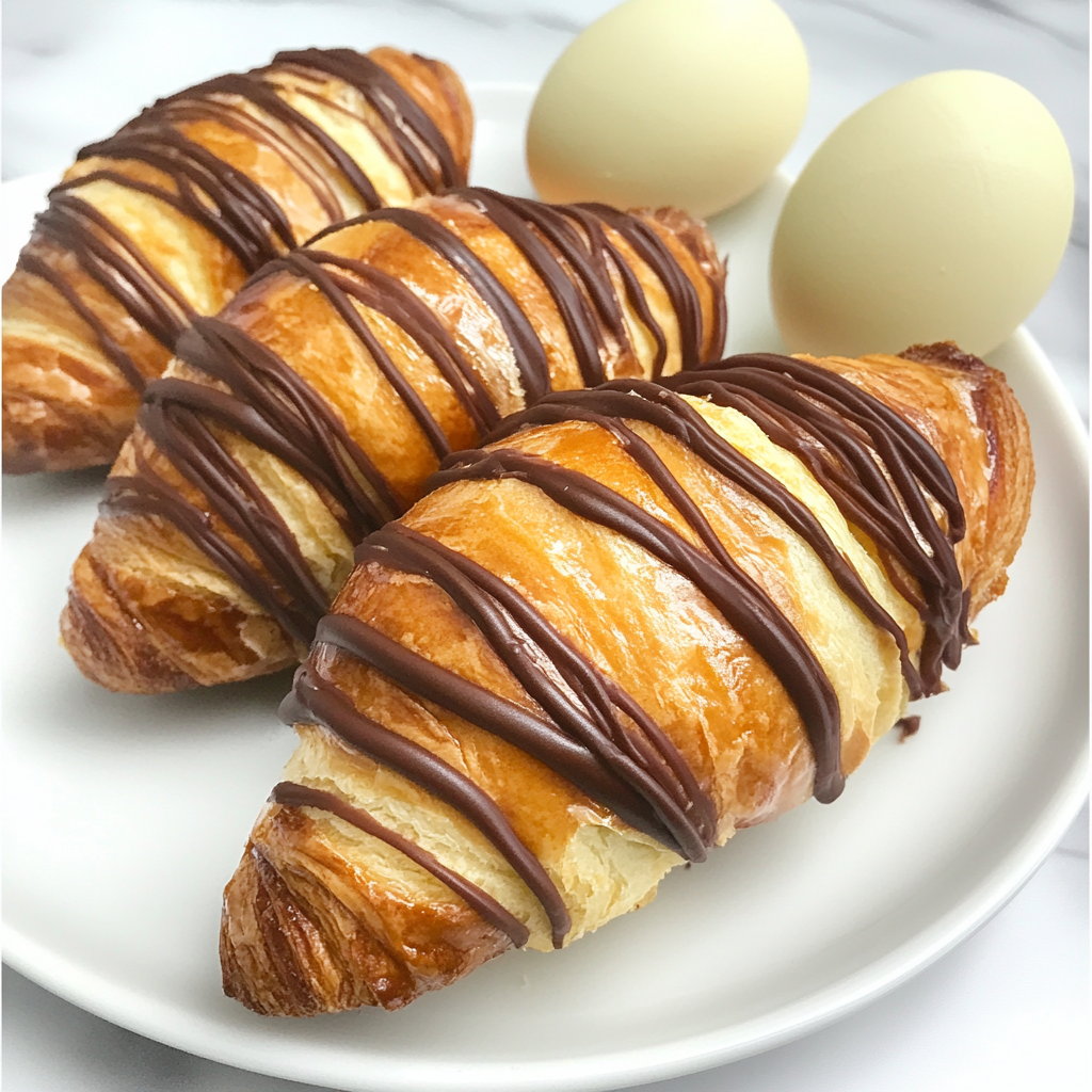Air fryer Creme Egg croissant rolls Recipe - Gymonset
