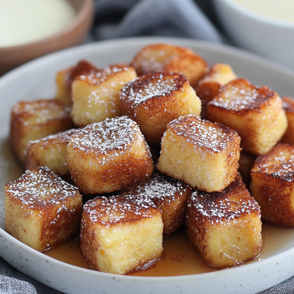 Cinnamon French Toast Bites Recipe - Gymonset