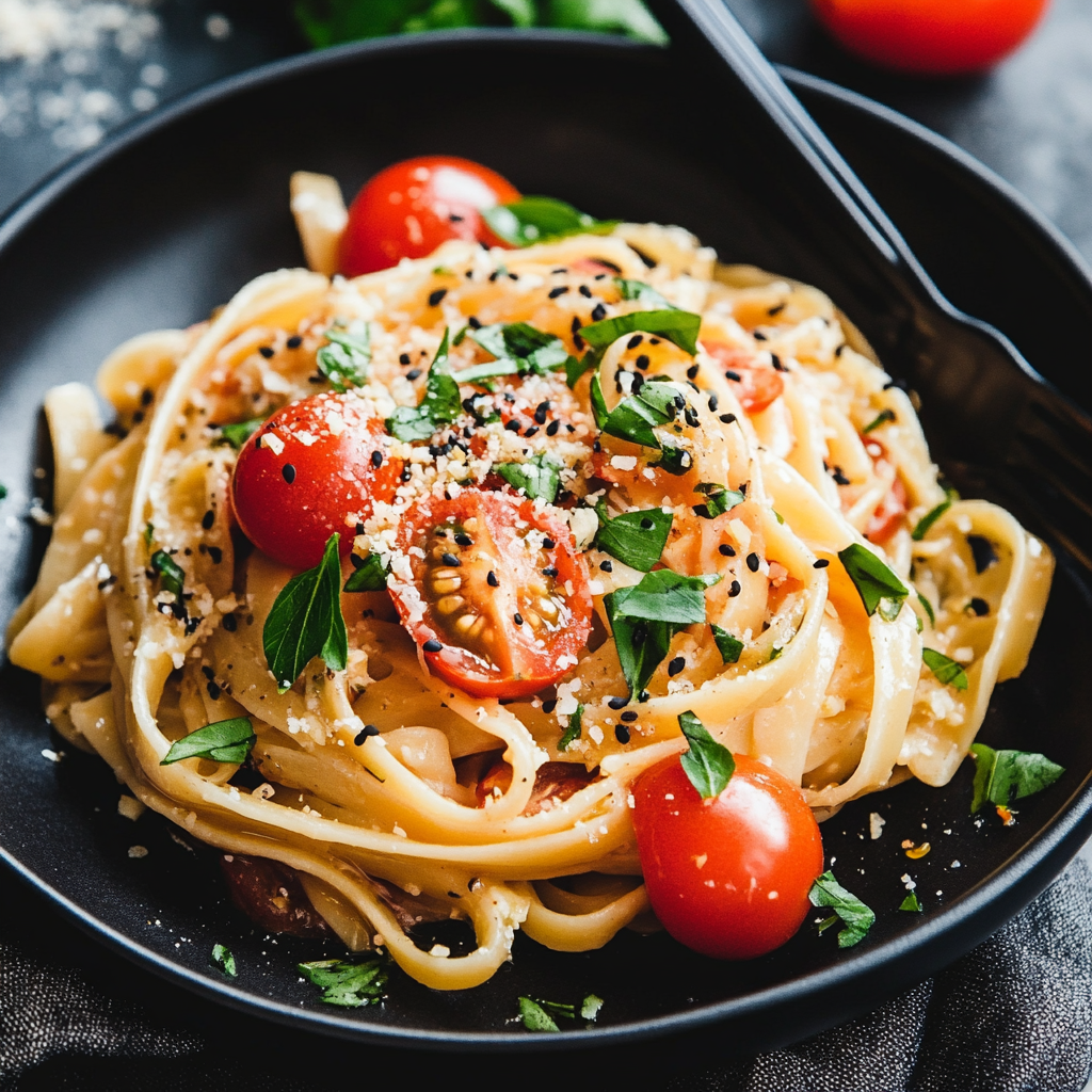 Fresh Tomato and Miso Butter Pasta Recipe - Gymonset