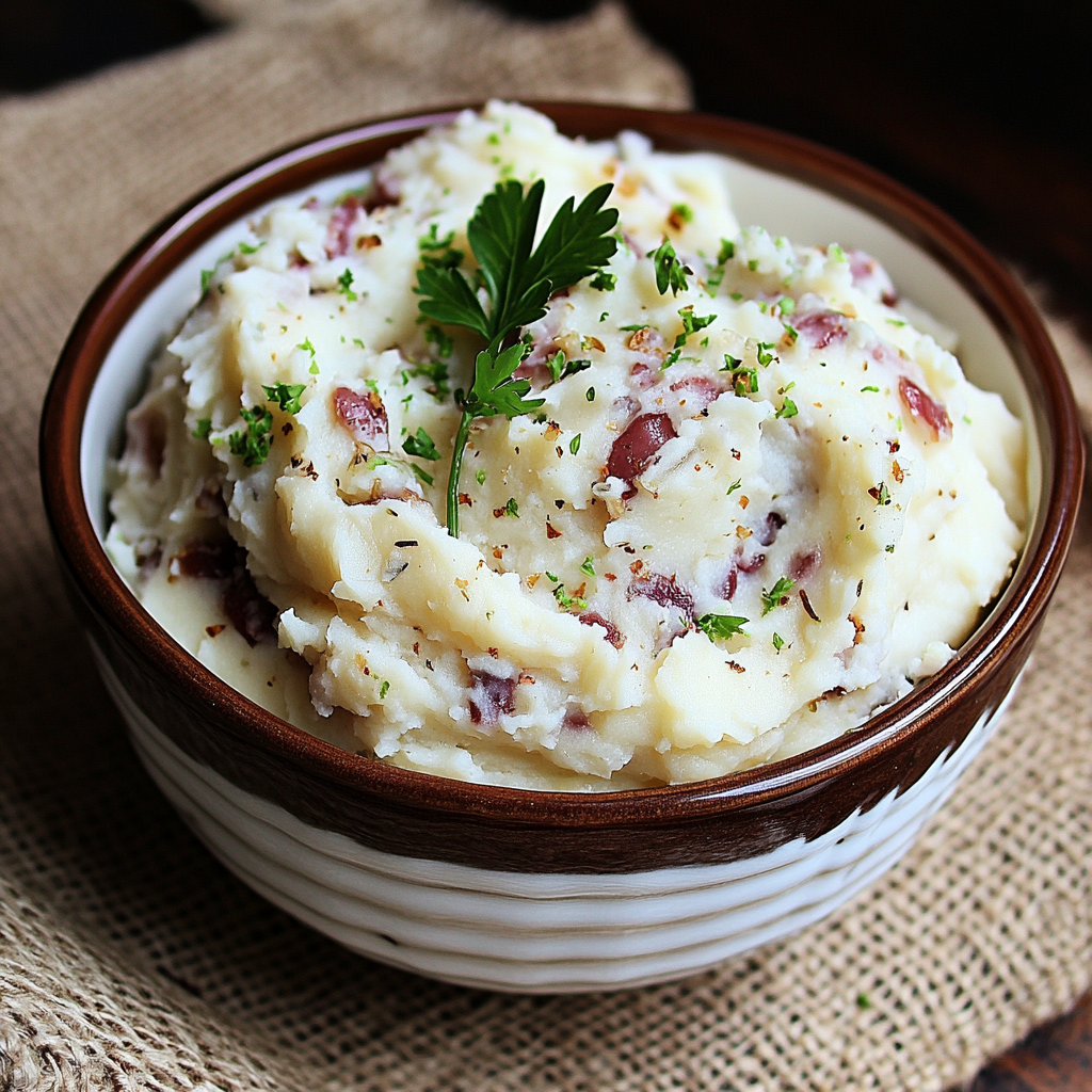 Garlic Ranch Mashed Potatoes Recipe - Gymonset