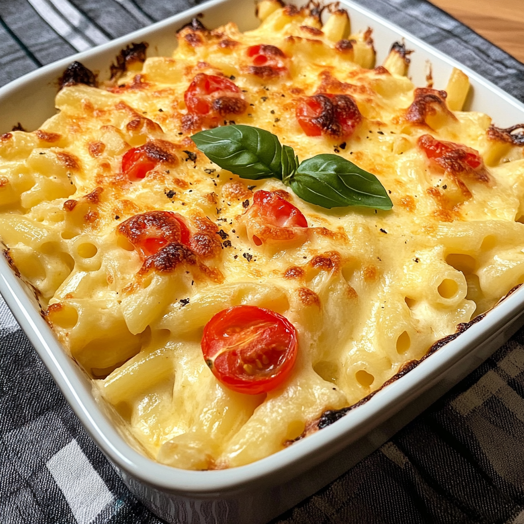 Macaroni cheese with tomatoes Recipe – Gymonset