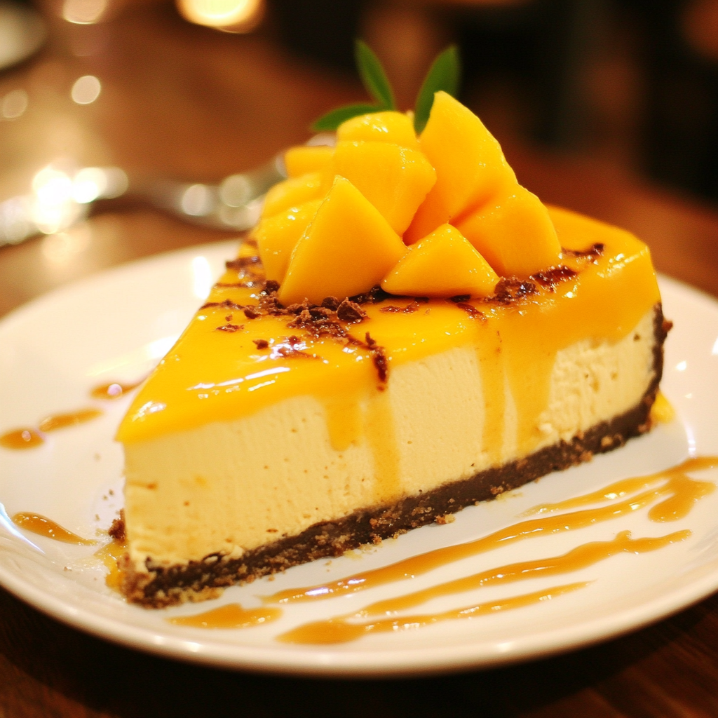 Mango Cheesecake Recipe – Gymonset