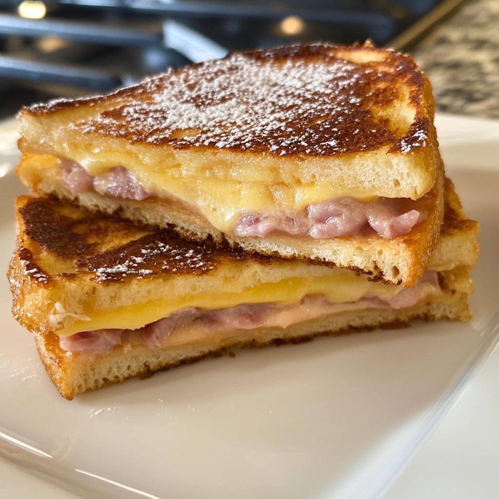 Monte Cristo Sandwich (Ham Cheese French Toast) Recipe – Gymonset