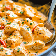 Spicy, Creamy Red Pepper Vodka Chicken Recipe - Gymonset