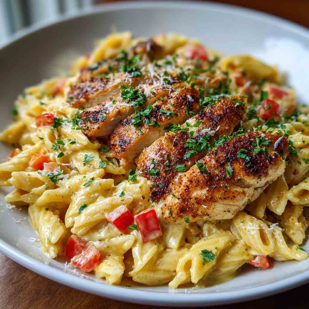 Creamy Cajun Chicken Pasta - Gymonset