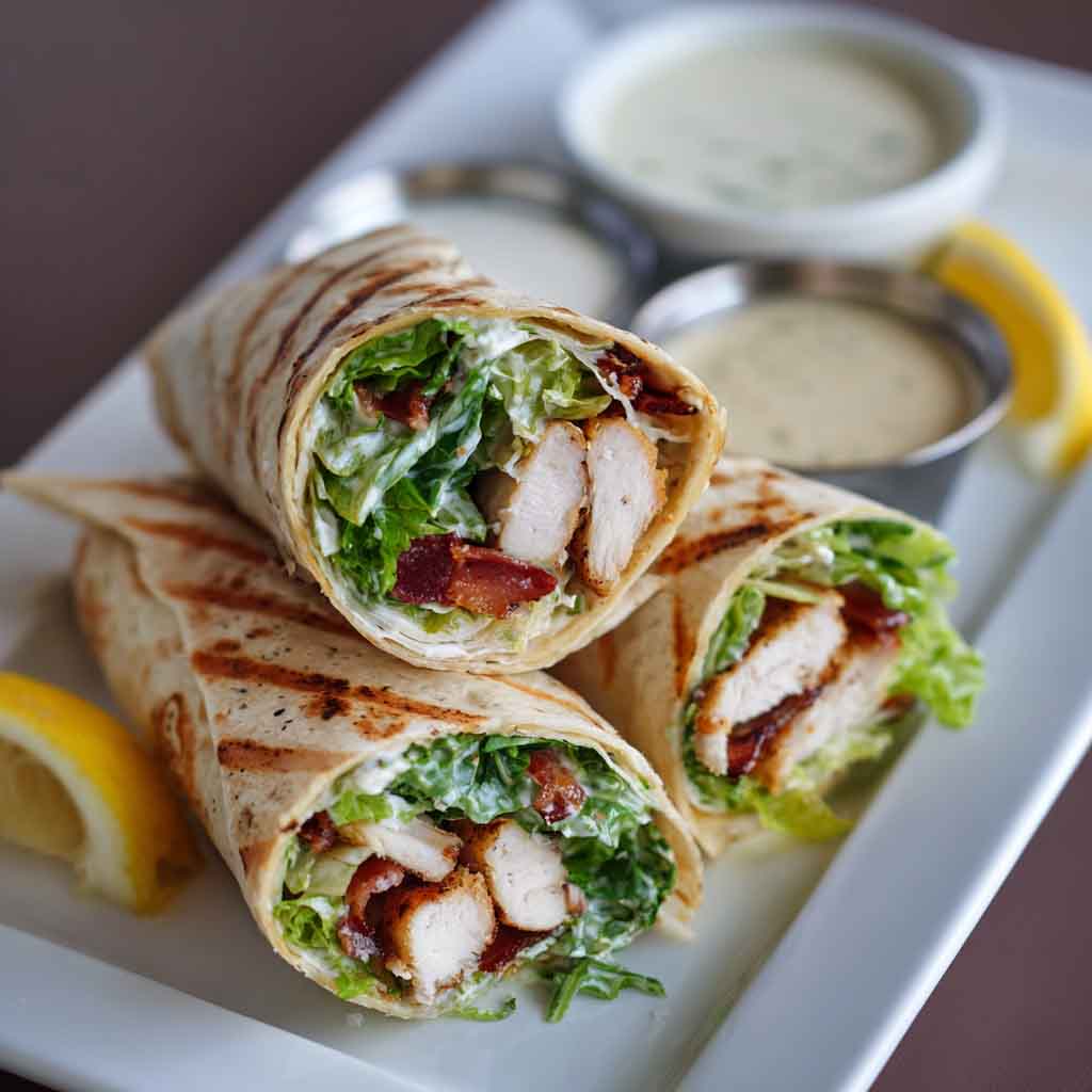 Easy Chicken Caesar Wrap – Creamy, Crunchy, and Packed with Flavor ...