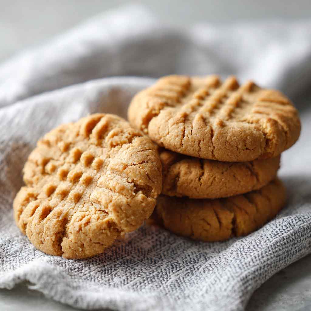 Soft Peanut Butter Cookies - Gymonset