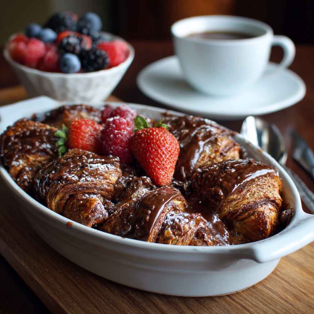 Decadent Chocolate Croissant Breakfast Bake – A Luxurious Morning ...