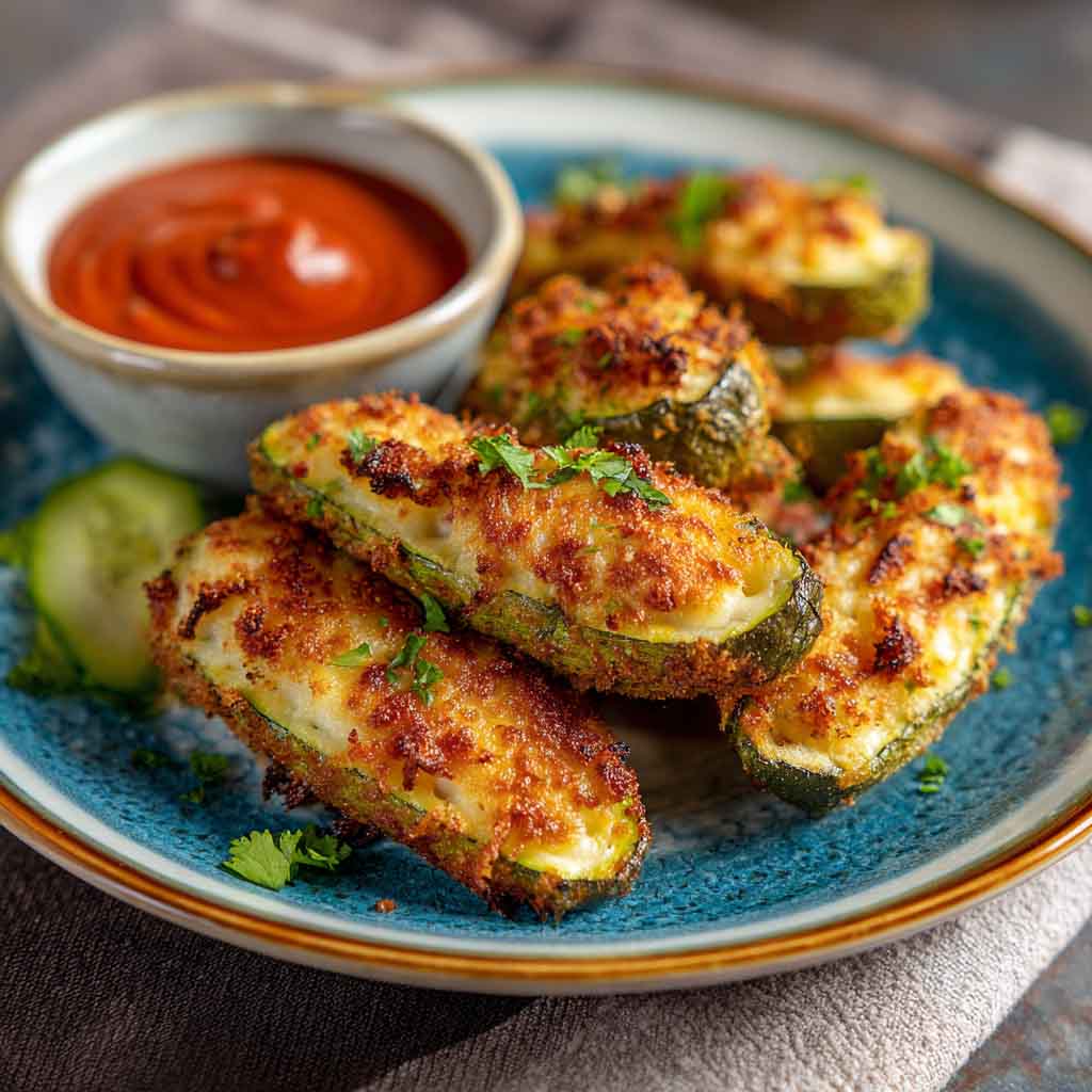 Air Fryer Stuffed Pickles – Crispy, Cheesy & Bursting with Tangy Flavor ...