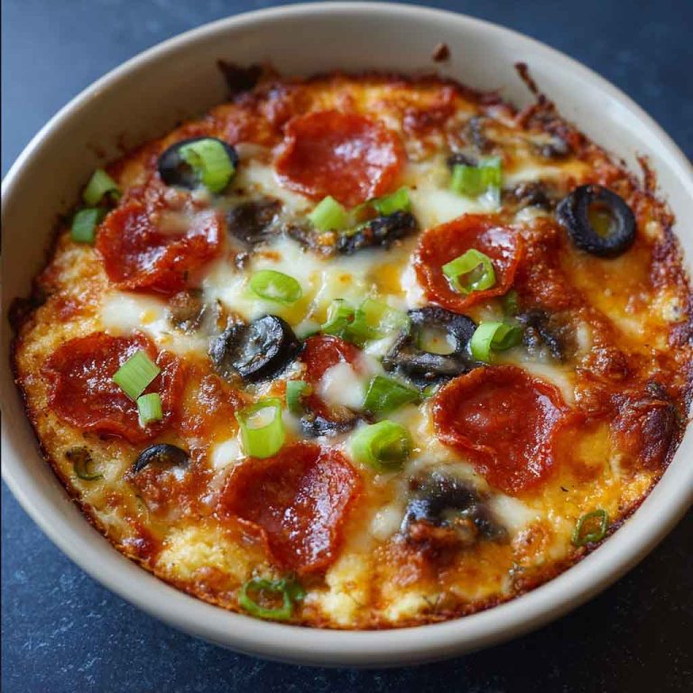 Low Carb Crustless Pizza Bowl – Keto Friendly Dinner Recipe - Gymonset