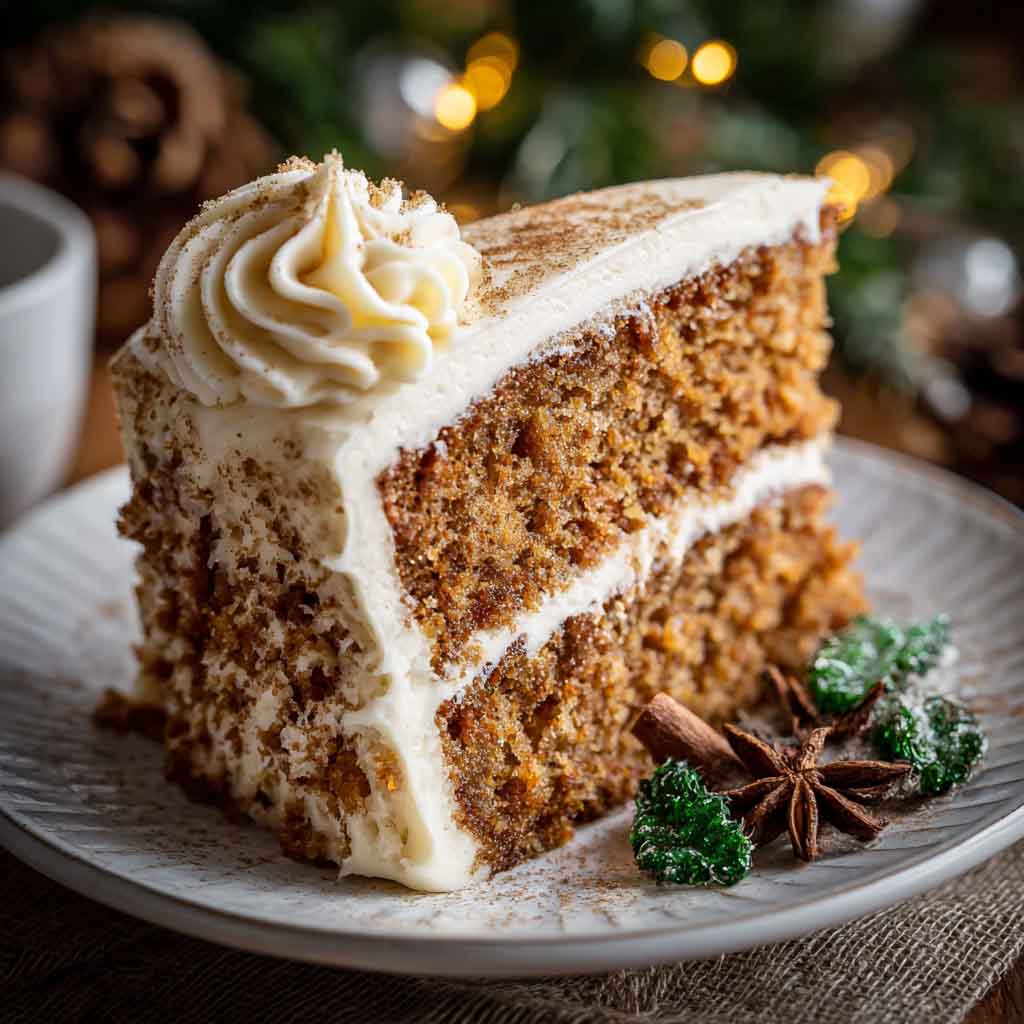 Moist Christmas Spice Cake with Eggnog Buttercream – Easy Holiday ...