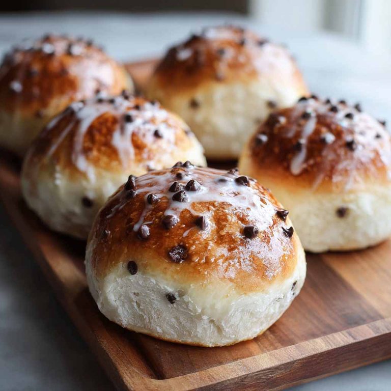 The Fluffiest Chocolate Chip Milk Buns Recipe | Soft Sweet Bread Treat ...